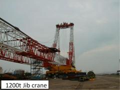 1200t Super jib crane YUKI SYSTEM CORP.